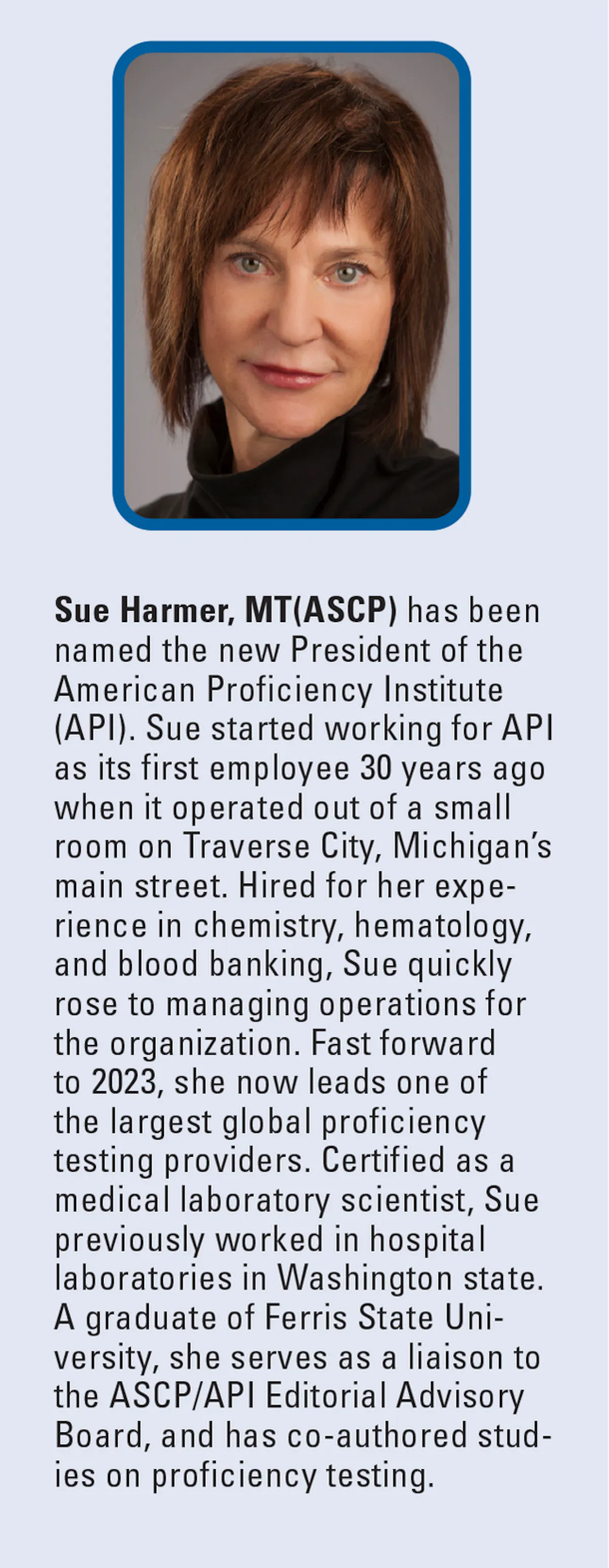 MLO Laboratory Innovator: Sue Harmer, MT(ASCP) | Medical Laboratory ...