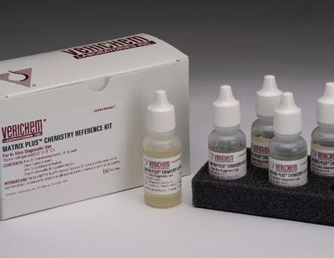 Liquid-stable chemistry reference materials for calibration ...